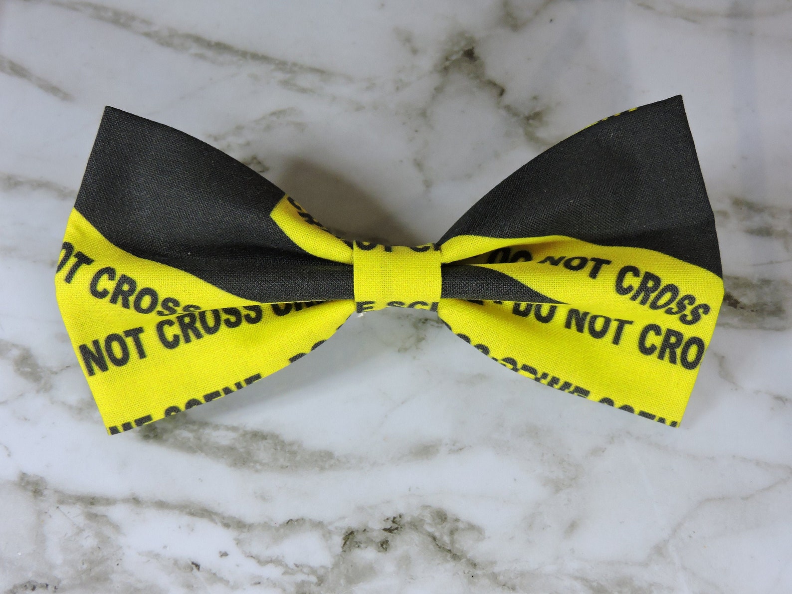 Crime Scene Tape Bow Tie Detective Party Clip On Adjustable - Etsy