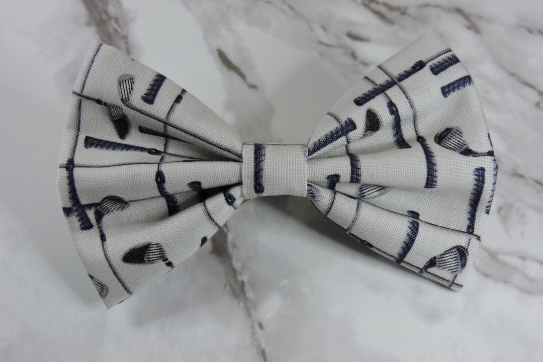 Golf Clubs Bow Tie: Adjustable Country Club Style - Etsy