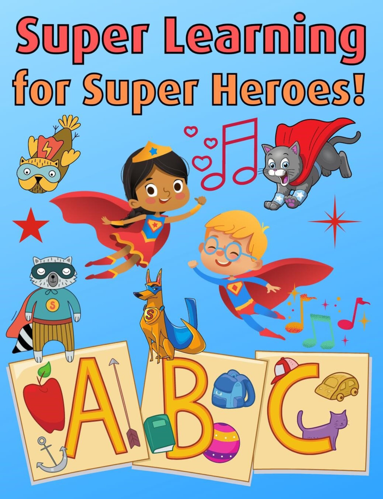 Super Learning for Superheroes | Etsy