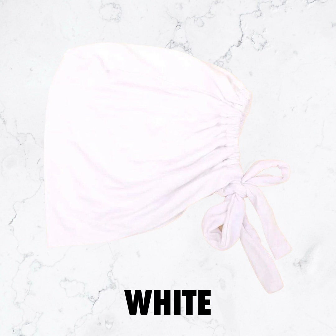 Hijab Under Cap With Tie Back Lace WHITE - Etsy