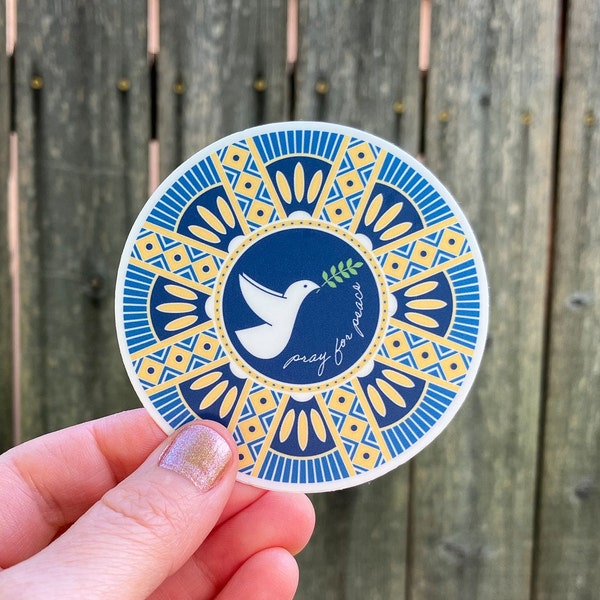 Christian Dove Sticker - Etsy