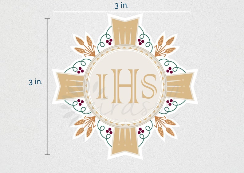 Bread of Life Vinyl Sticker: Catholic Eucharistic Revival, First ...