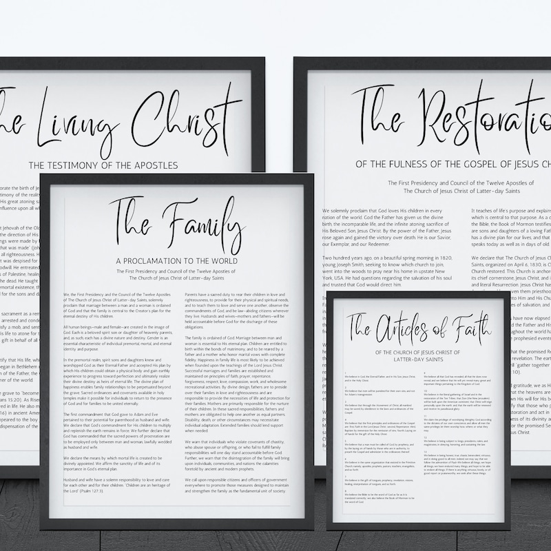 Restoration Proclamation - Etsy