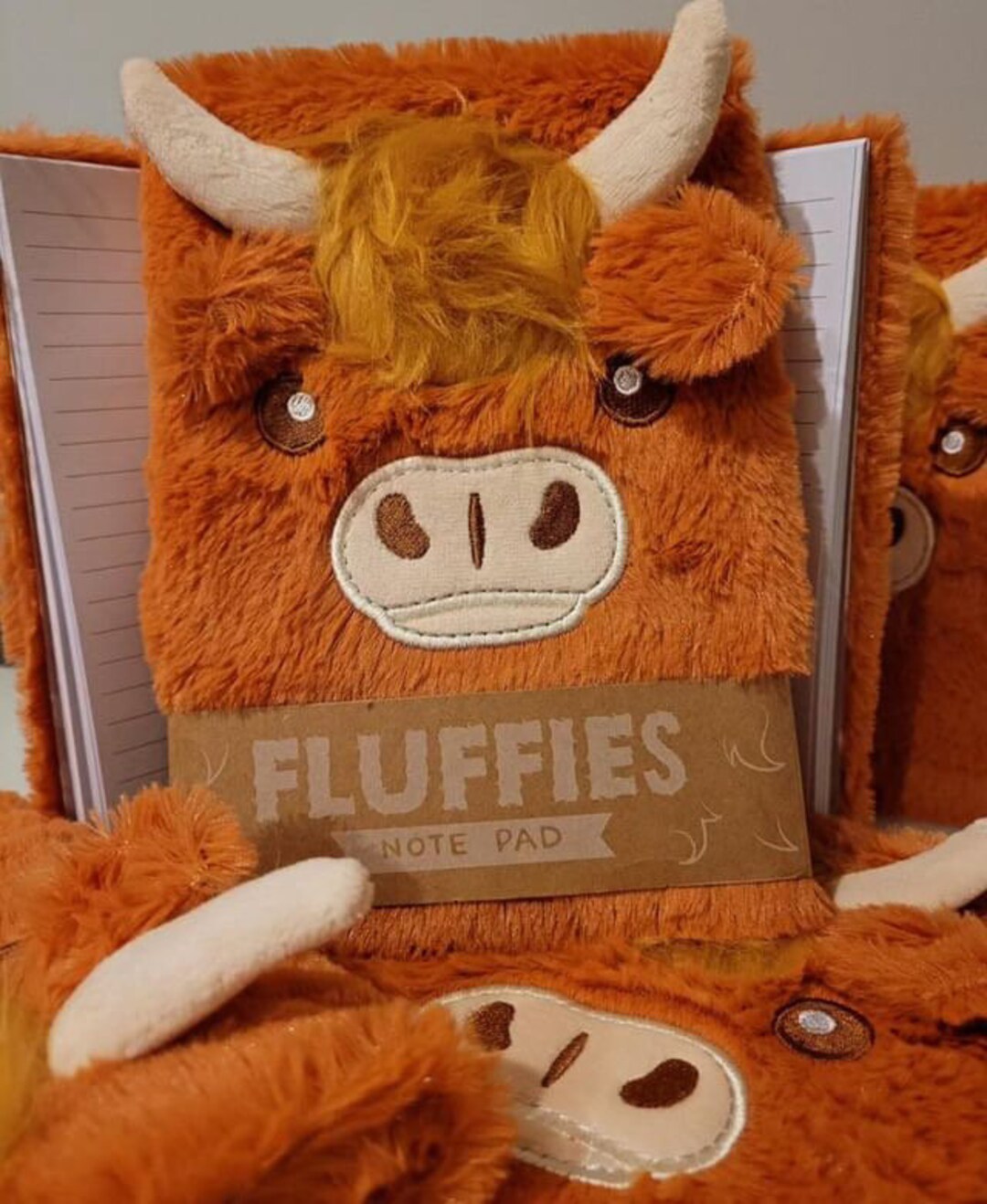 Highland Cow Plush Fluffies A5 Notebook 22 Cm - Etsy