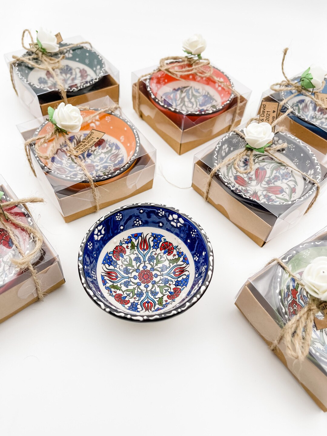 Custom Ceramic Bowl | Wedding Favors | Party Favors | Engagement Gift ...
