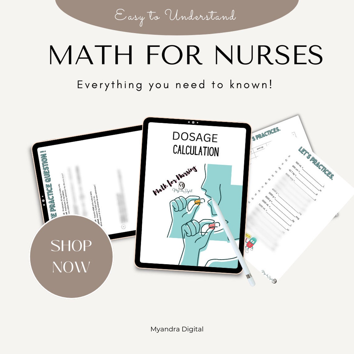 Math for Nurses, Dosage Calculation Study Guide, Practice Questions ...