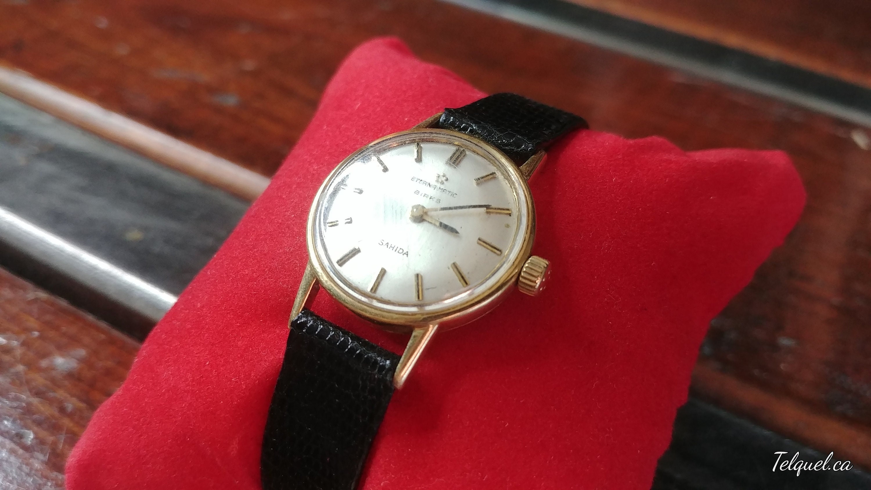 Rare Antique Eterna-matic/birks 18k Solid Gold Watch - Etsy