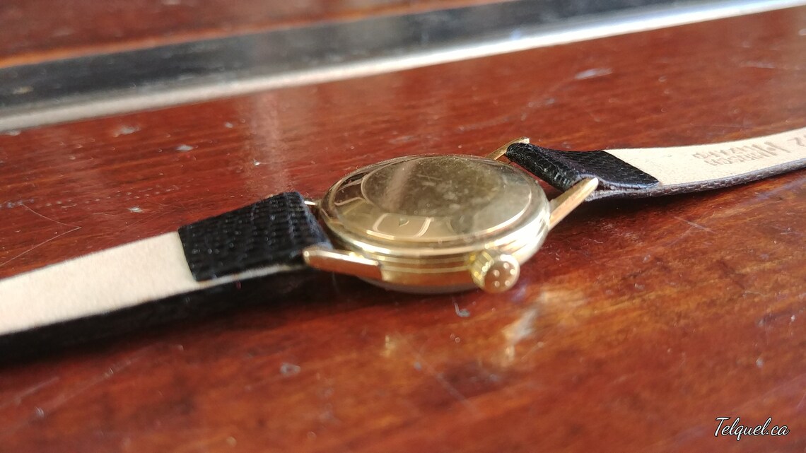 Rare Antique Eterna-matic/birks 18k Solid Gold Watch - Etsy