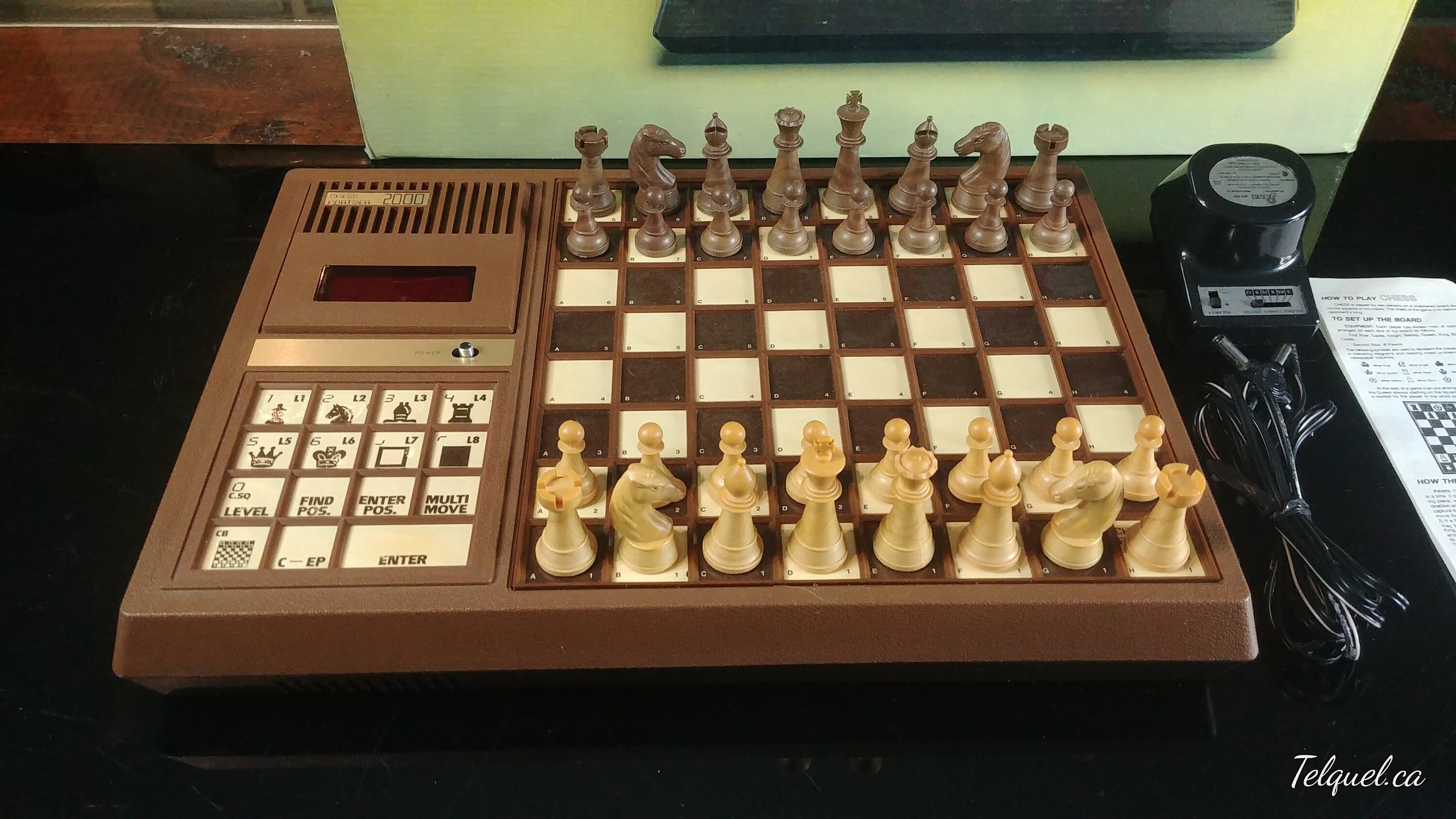 Vintage Electronic Chess Partner 2000 - Etsy