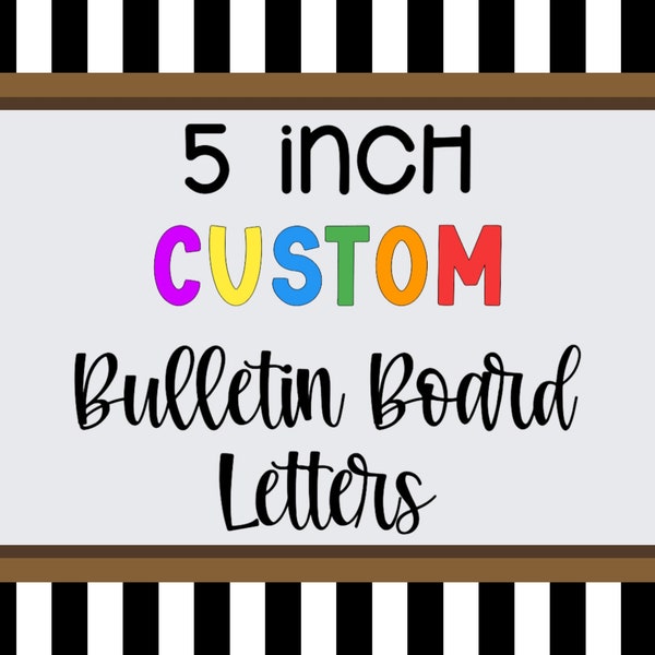Bulletin Board Letters - Etsy