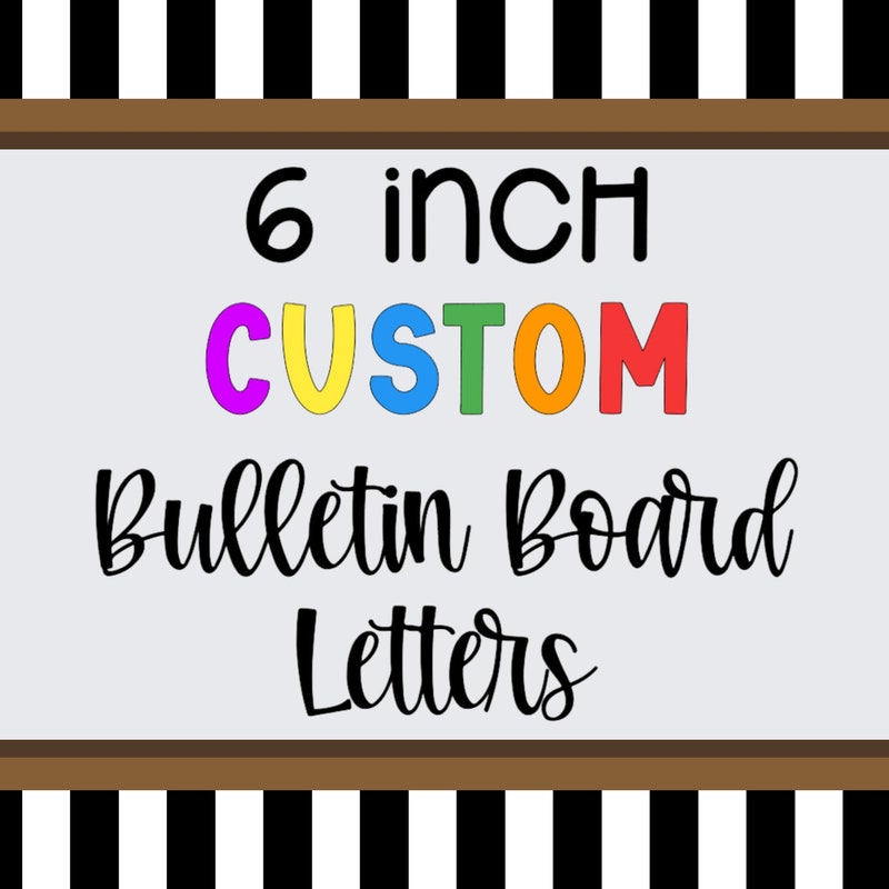 Bulletin Board Letters - Etsy