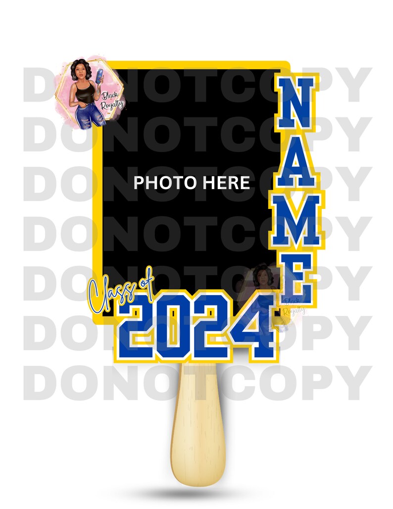 2024 Graduation Fan, Personalized Design Your Own, Editable, Graduation ...