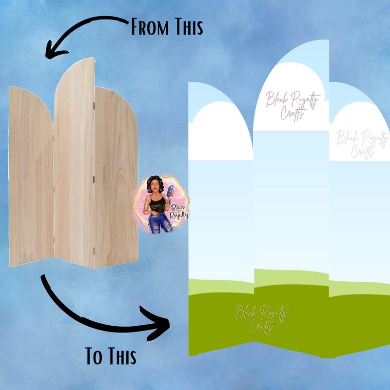 Arch Backdrop Mockup - Etsy