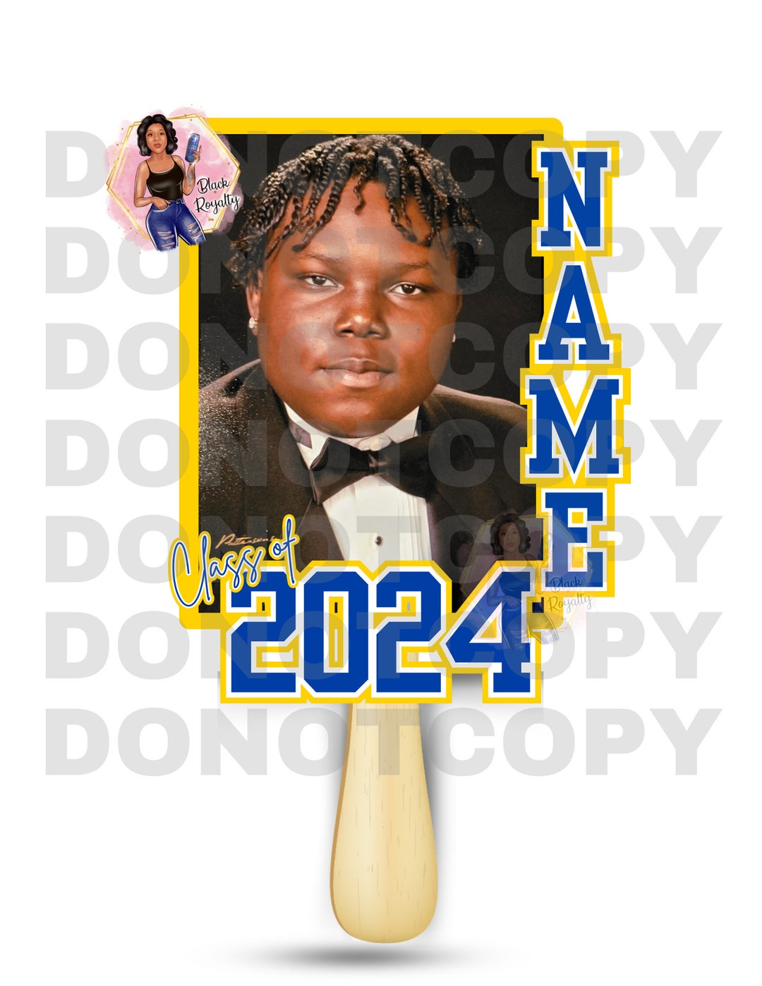 2024 Graduation Fan, Personalized Design Your Own, Editable, Graduation ...