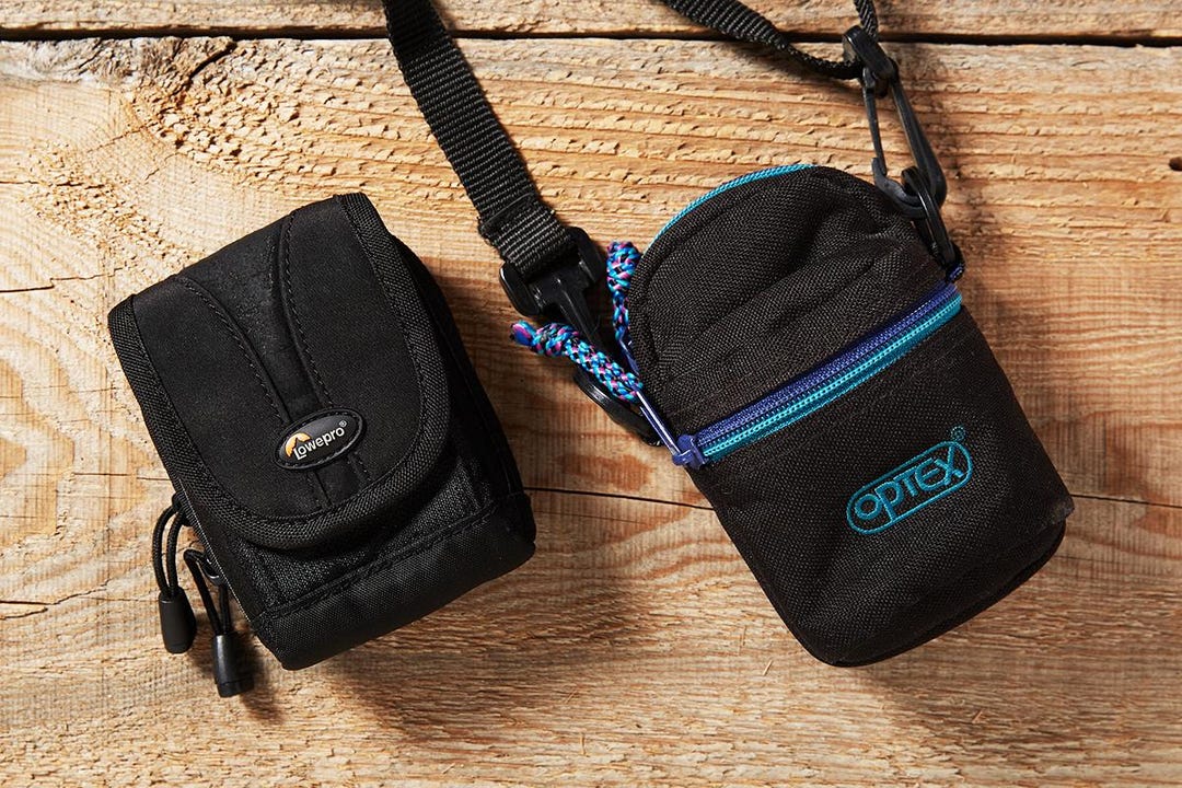 Vintage Nylon Lowepro and Optex Camera Bag // Fit for Digital Point and ...