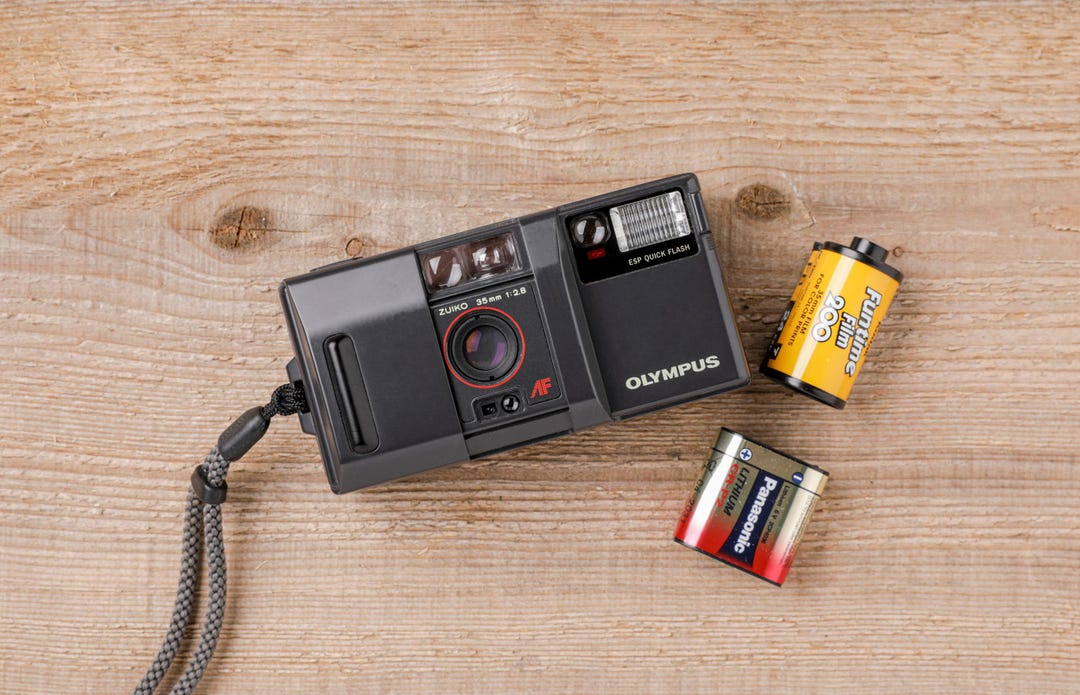 Olympus Infinity AF Point and Shoot 35mm Film Camera fully Tested & 100 ...