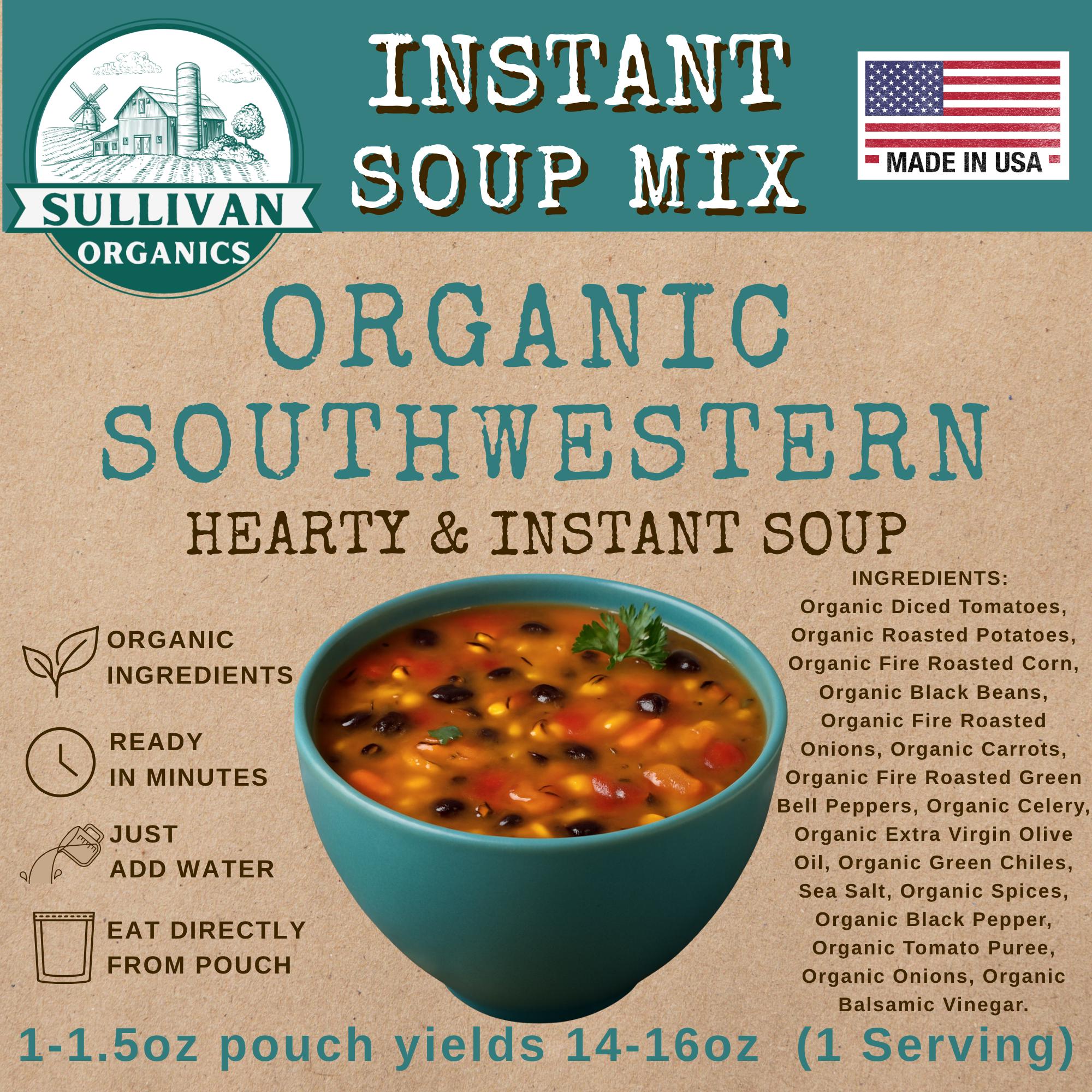 Instant Organic Soup Mix - Hearty, Nourishing, MRE Style Meals ...