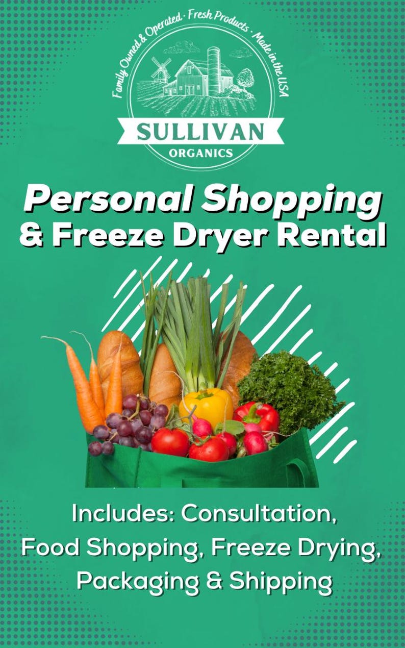 Custom Freeze-dried Food Service: Personal Shopping, Packaging ...