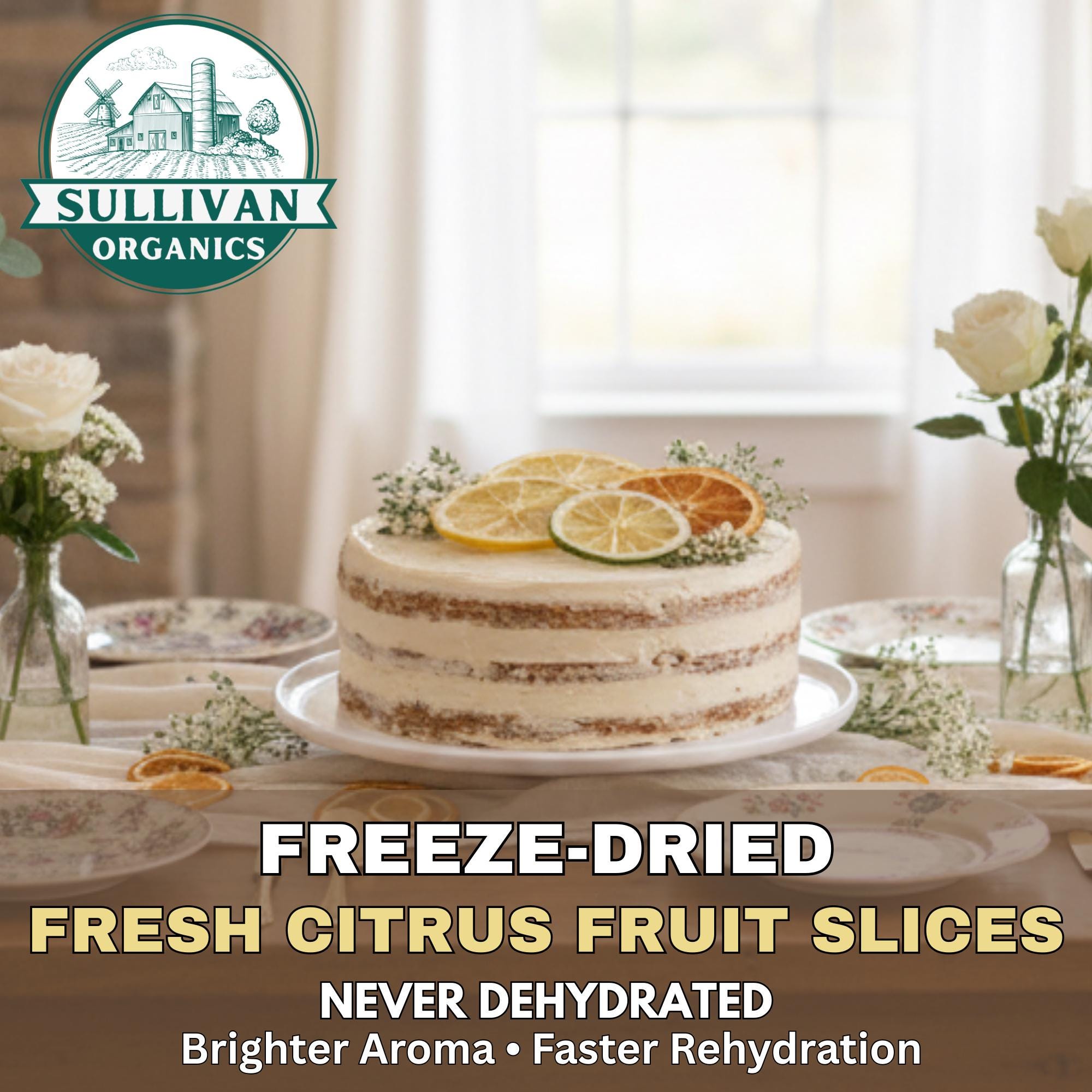 Fresh Freeze-dried Citrus Slices (never Dehydrated) | Lemon, Orange ...