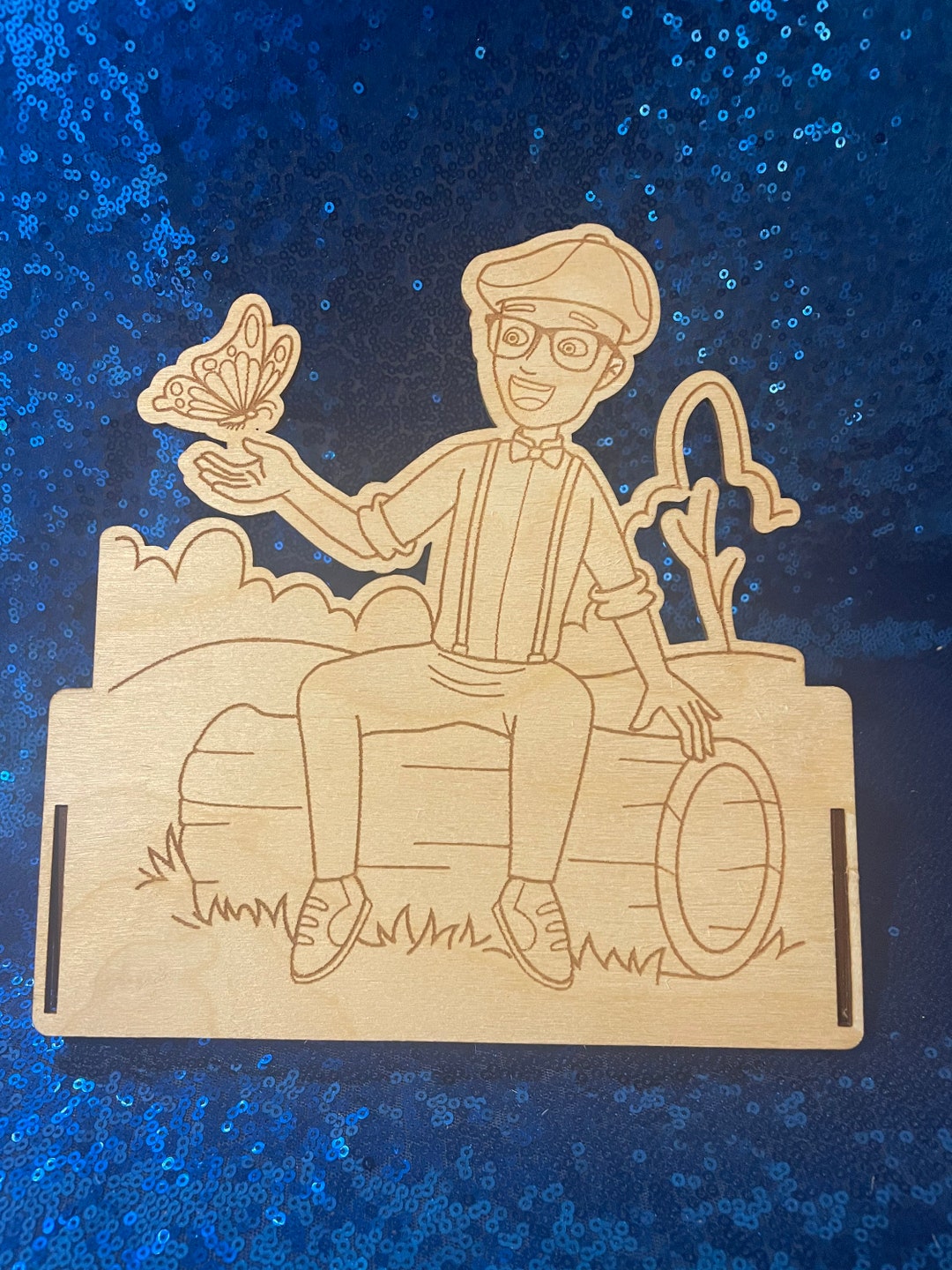 Blippi Wooden Canvas Ready to Paint Water Paint Recommended - Etsy