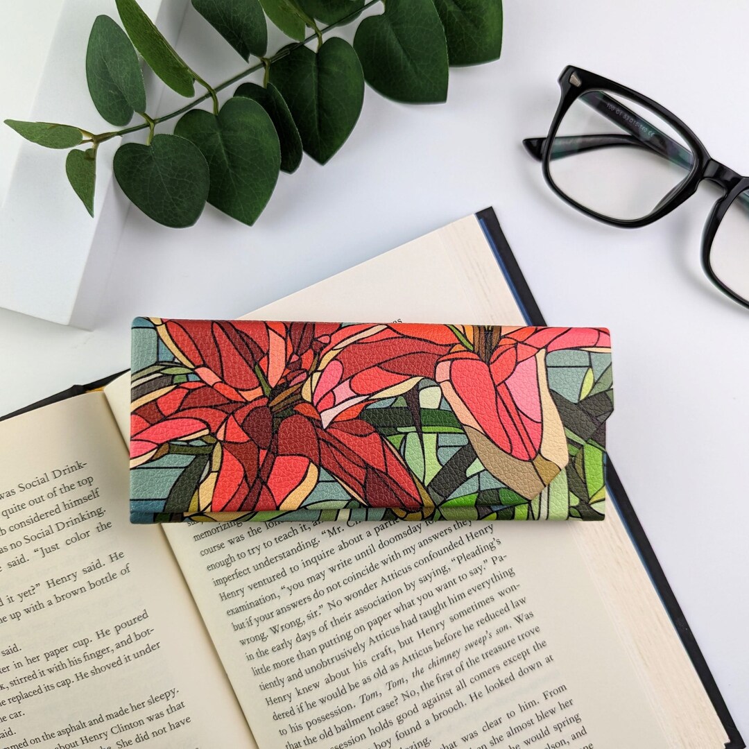 Art Glass Stargazer Foldable Sunglass Case, Easy Fold Glasses Holder ...