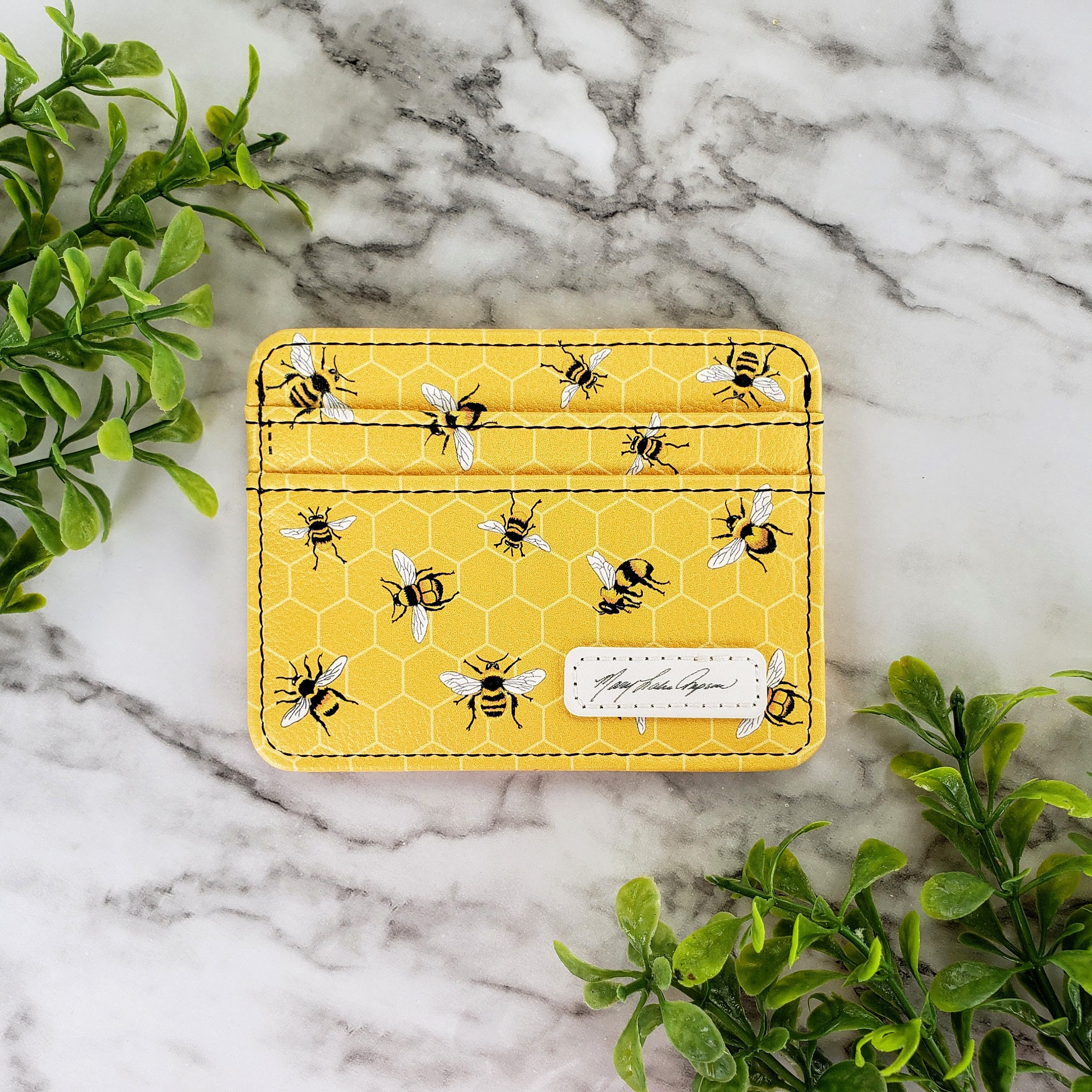 Mary Lake Thompson Bees Slim Wallet RFID Protection Slim Card | Etsy