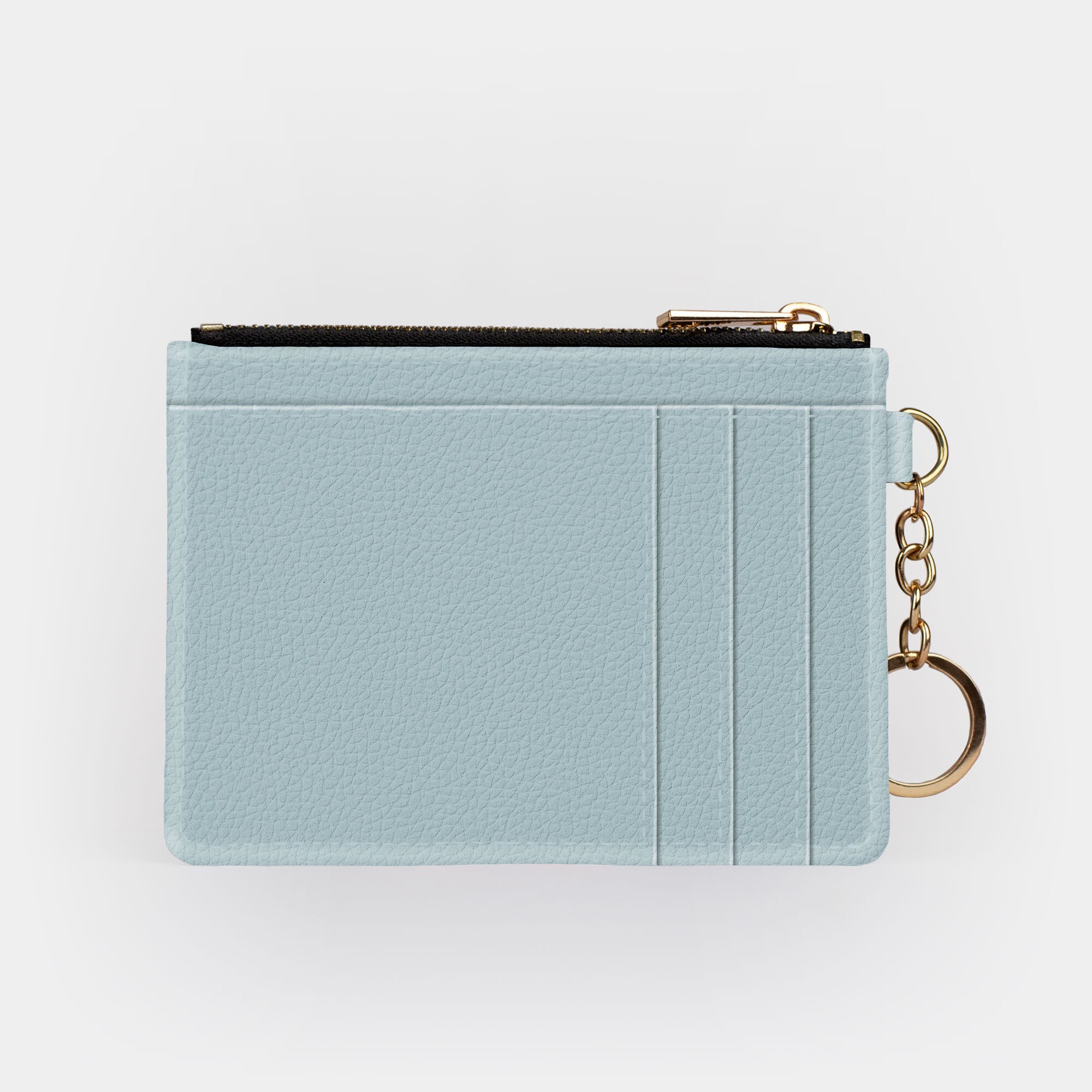 Blue Pastel Keychain Wallet RFID Protection Key Ring Card - Etsy