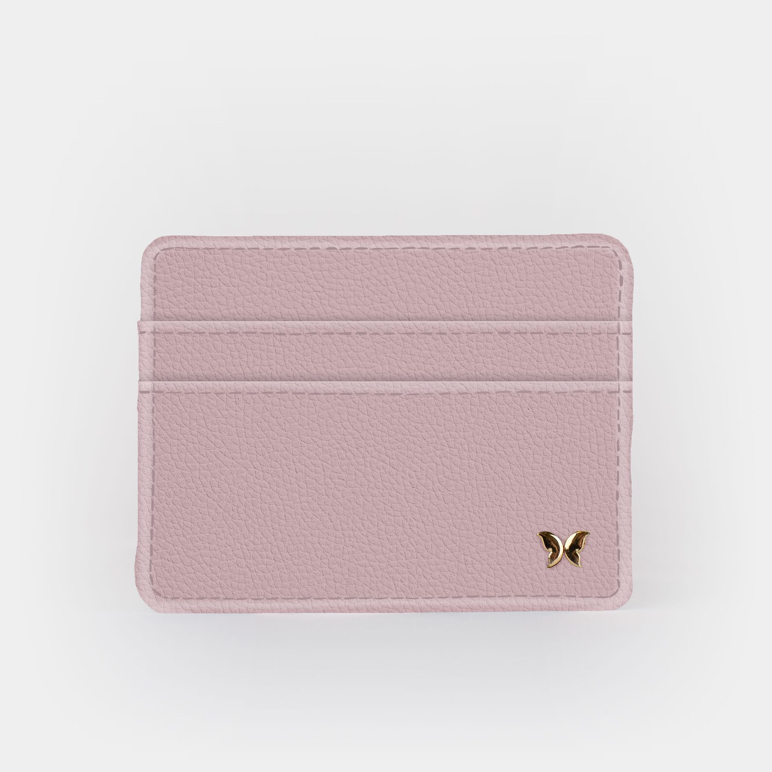 Minimalist Pastel Pink Slim Wallet RFID Protection Slim Card - Etsy