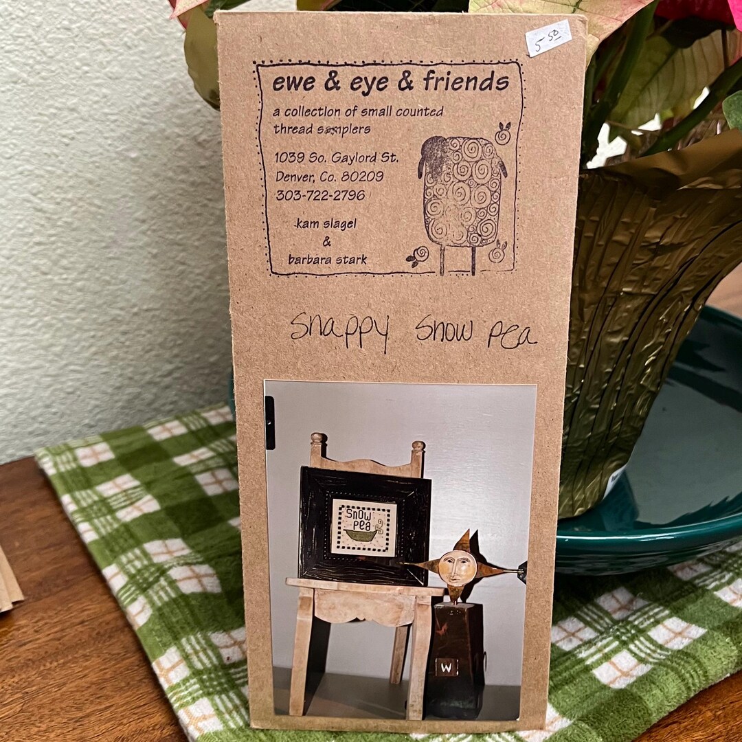 Ewe and Eye and Friends Snappy Snow Peas Cross Stitch Pattern - Etsy
