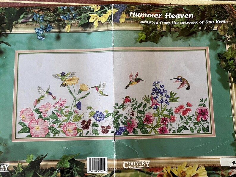 Hummer Heaven Counted Cross Stitch Pattern Book - Etsy