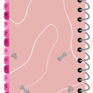 Dog Mom Digital Planner - Undated - Etsy