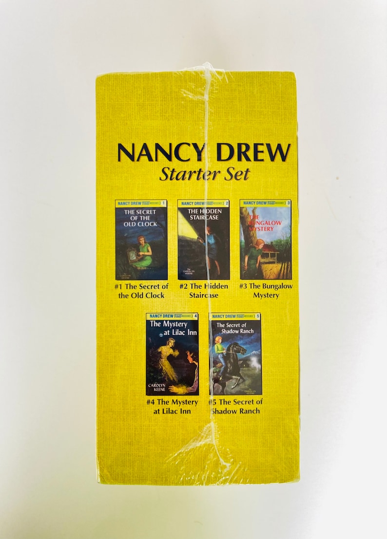 Vintage Nancy Drew Starter Set / Volumes 1-5 / Carolyn Keene - Etsy
