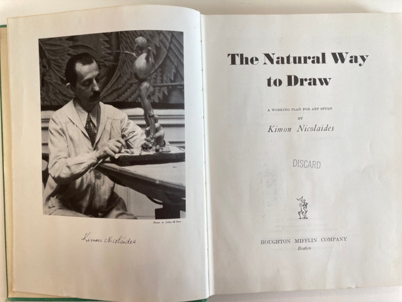 The Natural Way to Draw / Vintage Drawing Textbook - Etsy