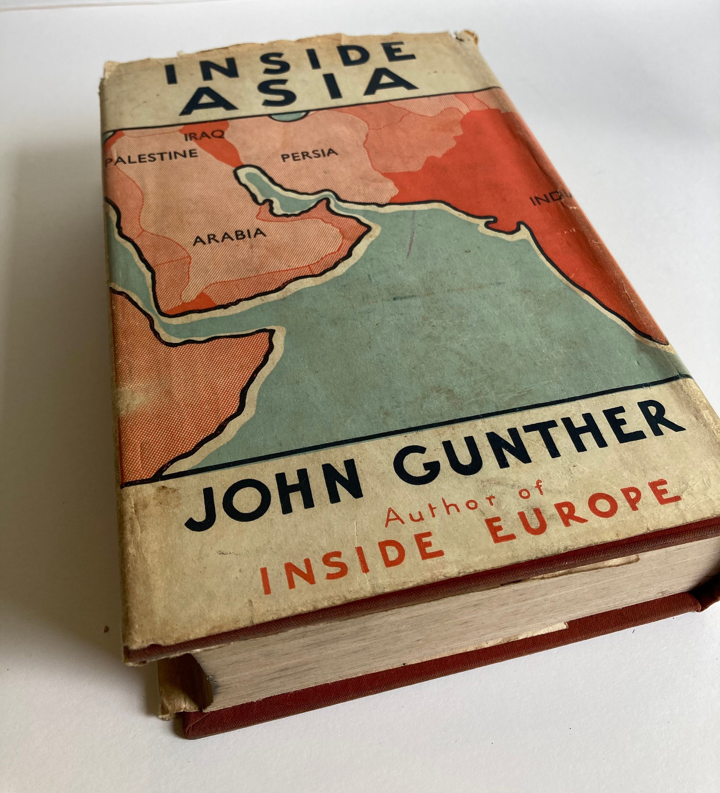 Inside Asia by John Gunther / Vintage Book 1939 - Etsy