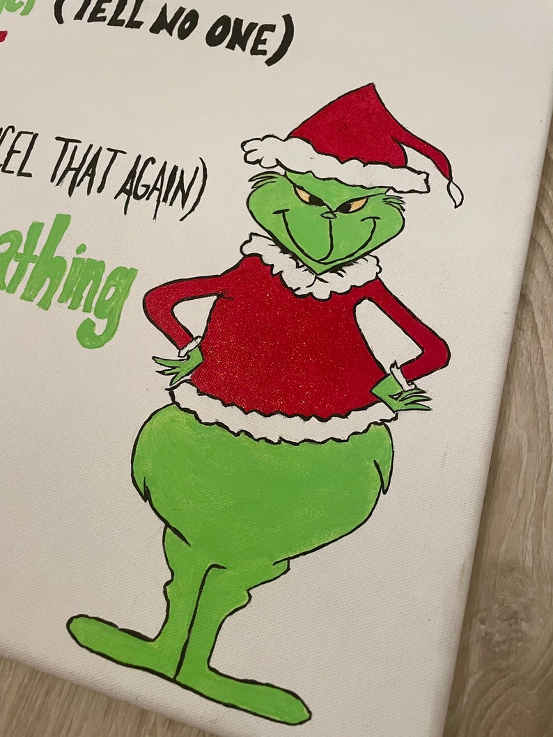 Grinch Wall Art Grinchmas Grinch Decor Grinch Christmas - Etsy Canada