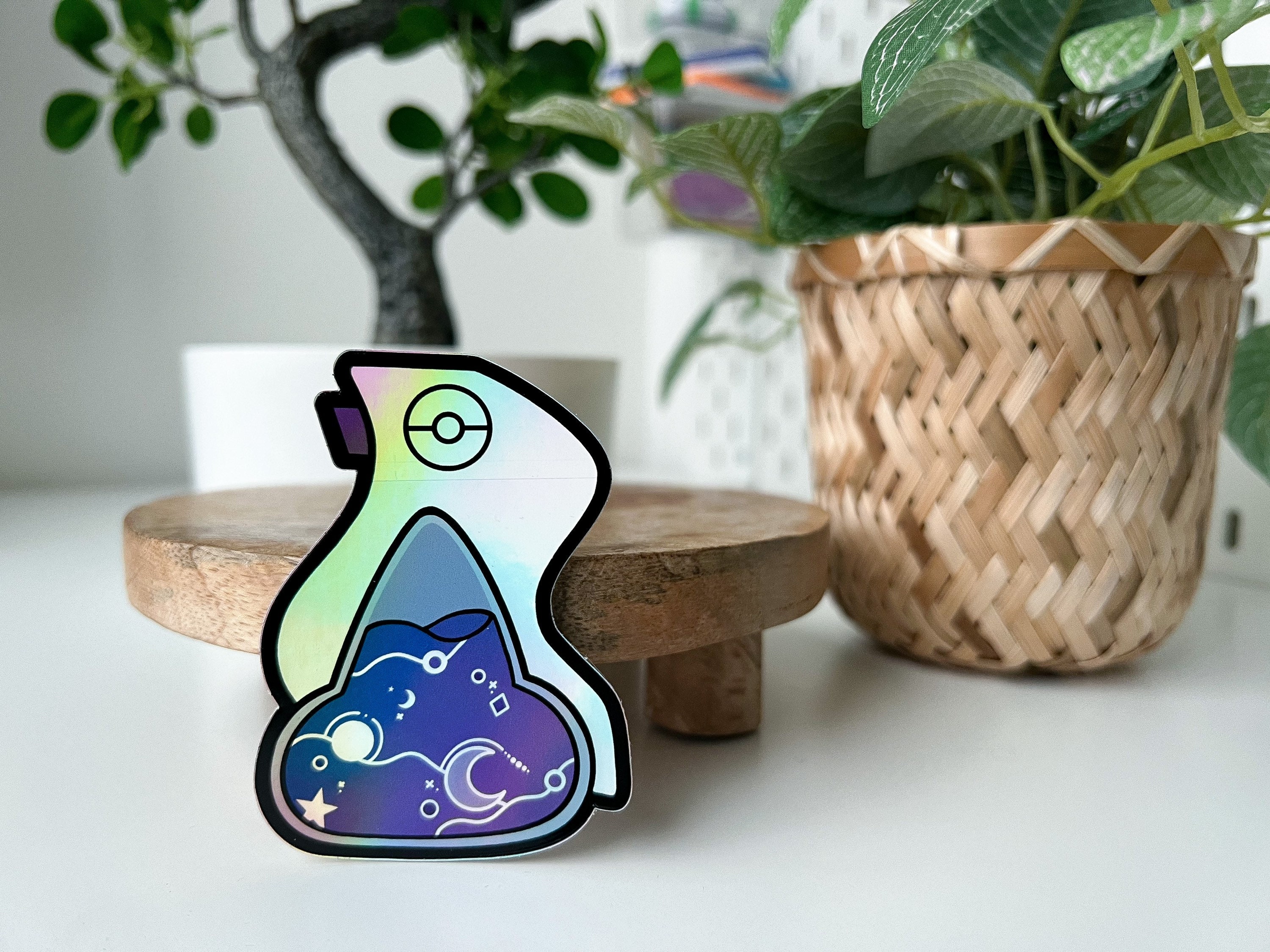 Holographic Pokémon Potion Sticker Waterproof Sticker Pokemon Item - Etsy
