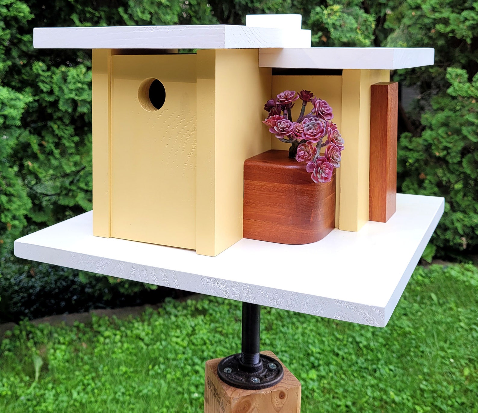 Modern Birdhouse MCM Midcentury Duplex | Etsy