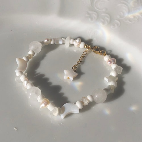 14k Gold Star Bracelet Multi Minimal Tiny Star Bracelet 14k - Etsy