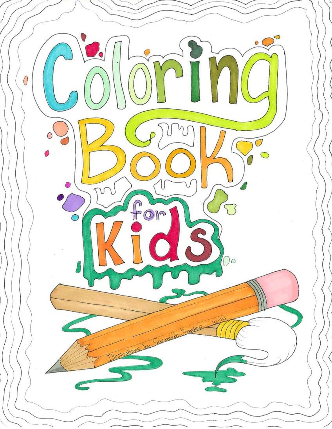Kids' Coloring Book Vol. 1 - Etsy