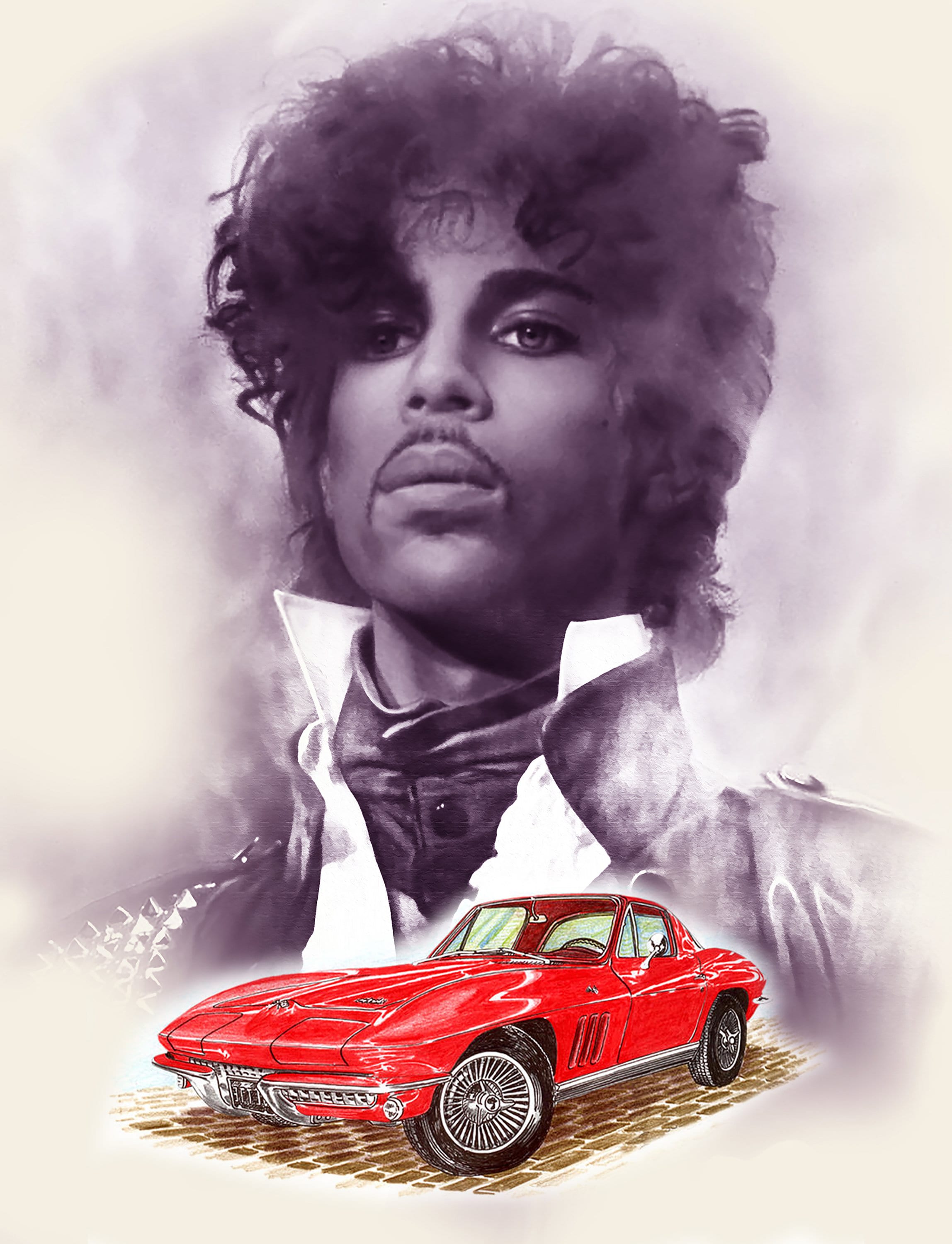 Prince Little Red Corvette 11x14 Limited Edition Print Signed and ...