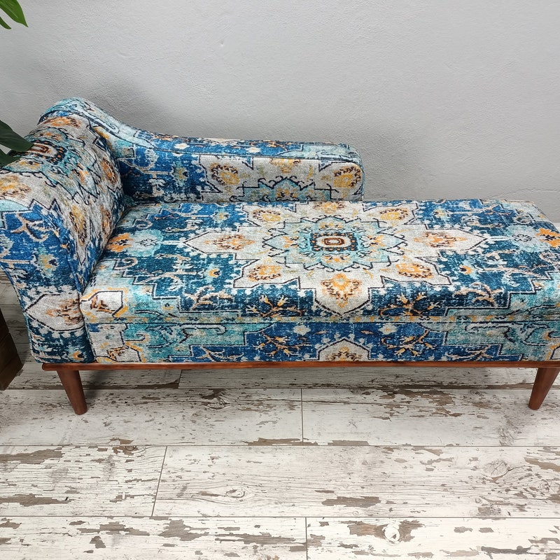 French Blue Sofa - Etsy