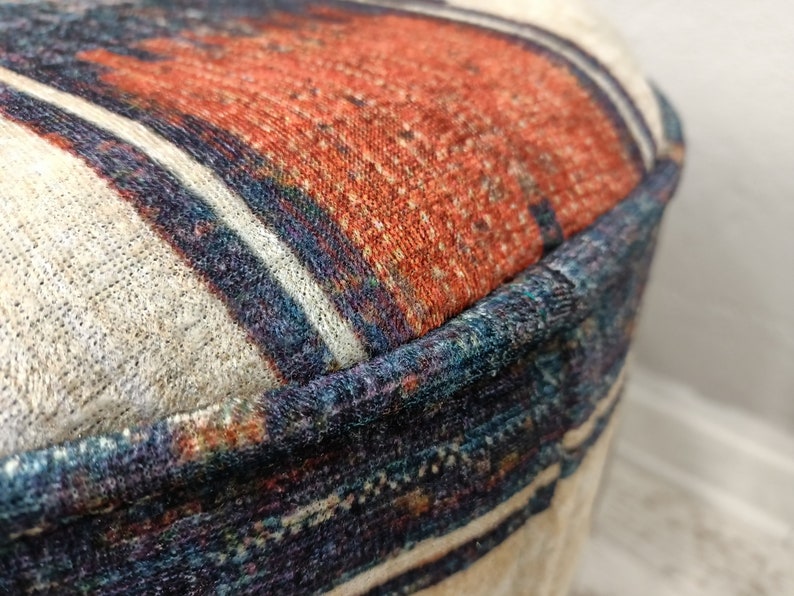 Pouf Chair, Accent Chair, Entry Chair, Upholstered Footstool, Coffee ...