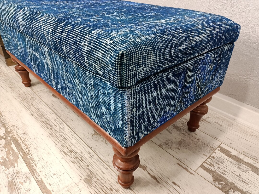 Storage Footstool Ottoman Bench Hallway Bench Storage - Etsy