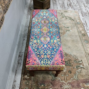 Rug Bench Upholstered Bench Sitting Bench Piano Chair | Etsy