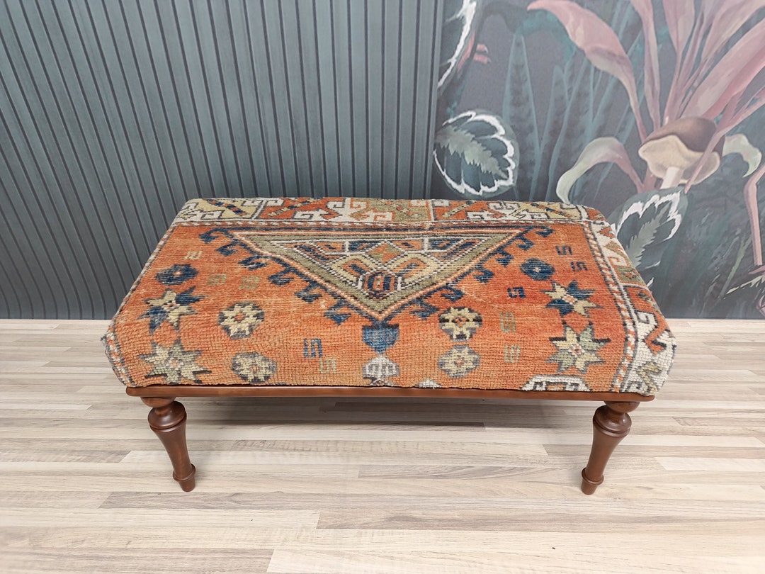 Turkish Rug Bench, Purse Bench, Entryway Bench, Telephone Bench ...
