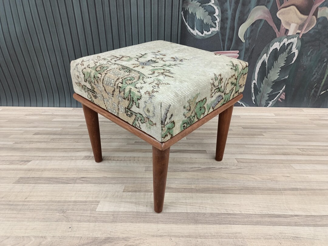 Dressing Table Bench, Vintage Rug Bench, Ramp Stool, Woven Stool ...