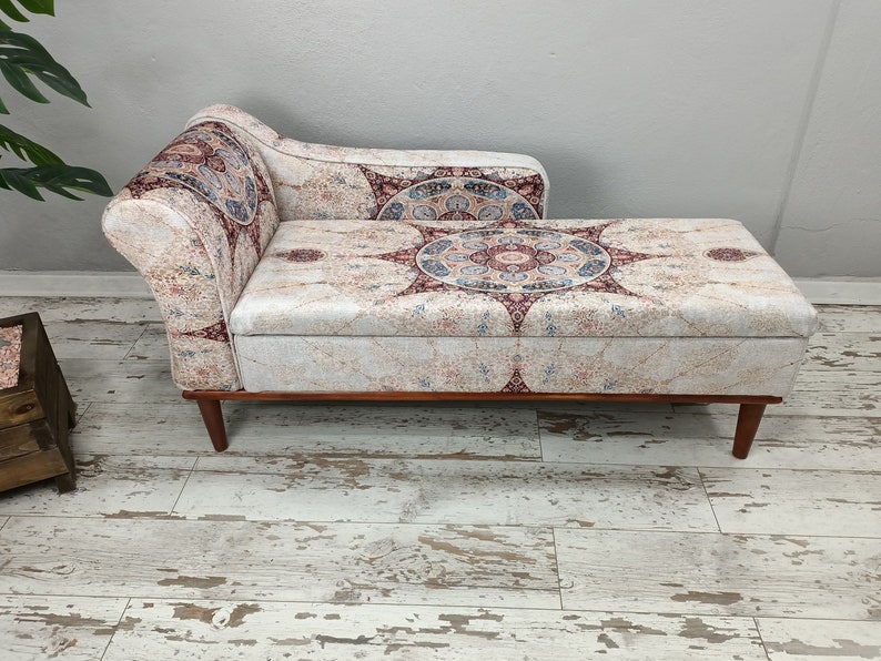 Bohemian Chaise Lounge, Storage Sofa Bed, Saloon Sofa, Upholstered ...