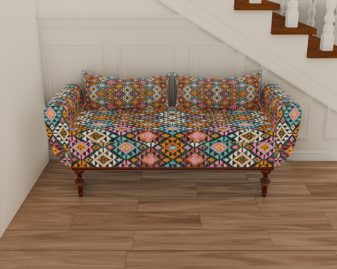 Upholstered Bench, Fainting Bench, Bed End Bench, Rolled Arm Bench ...