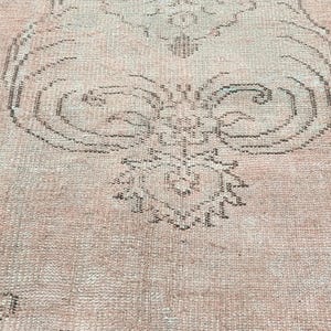 Rust Color Rug, Wool Pile Rug, Eclectic Rug, Oushak Area Rug, Hand ...