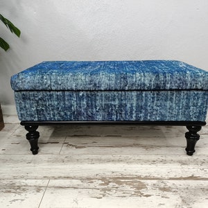 Storage Footstool Ottoman Bench Hallway Bench Storage - Etsy